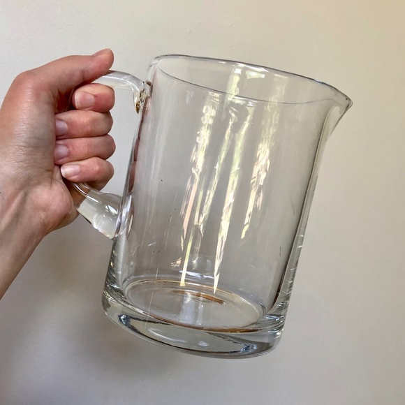 Calvin Klein | Dining | Calvin Klein Clear Glass Pitcher | Poshmark